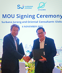 シンガポール国Surbana Jurong Group社と覚書を締結 連携強化を推進 - オリエンタルコンサルタンツグローバル